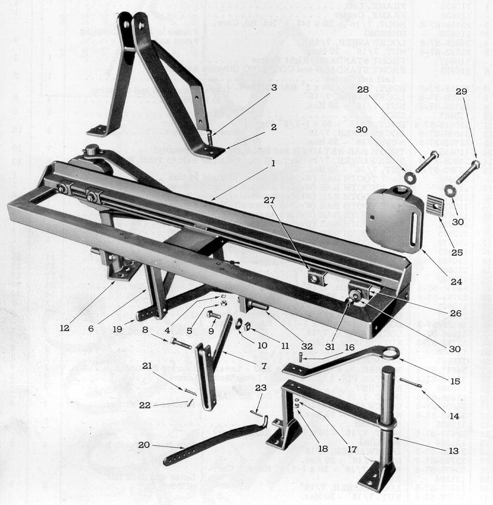Dearborn 11-34/36 Bush and Bog Harrow - parts manual