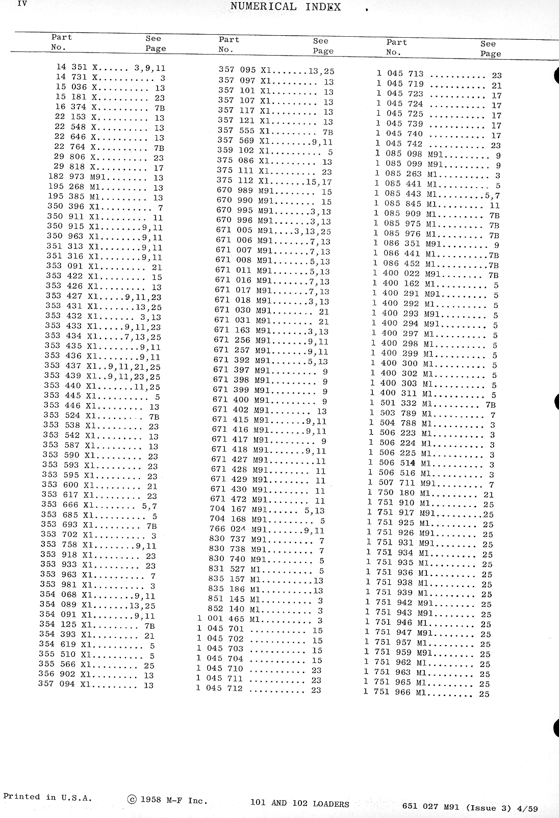 General Info and Indexes ( 6 pages)