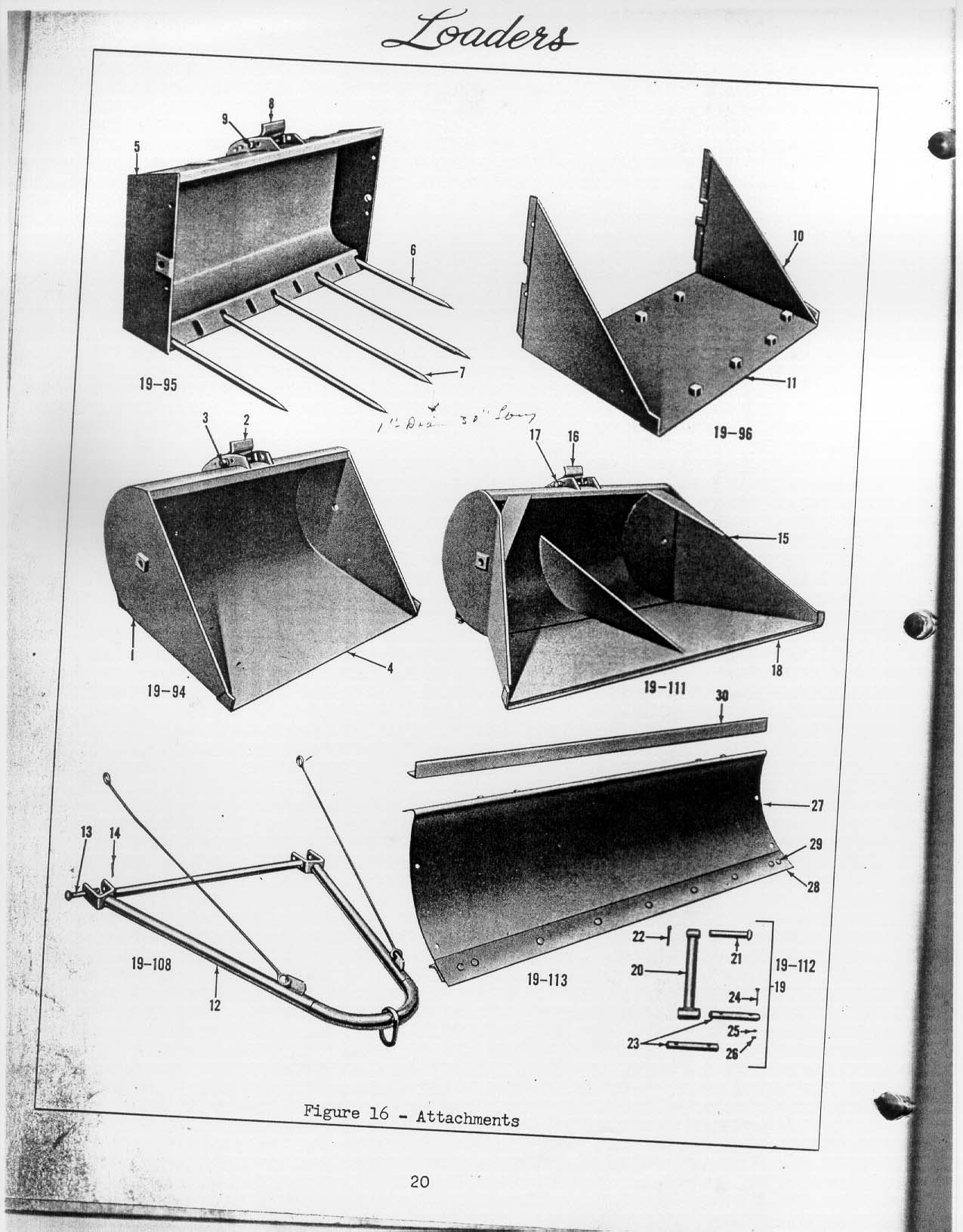 Loader Attachments (4 pages)