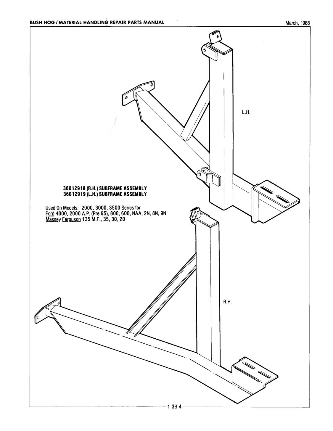 Sub-frame assembly (5 pages)